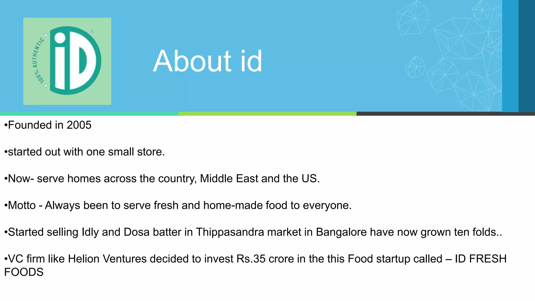 Id fresh foods | PPTX