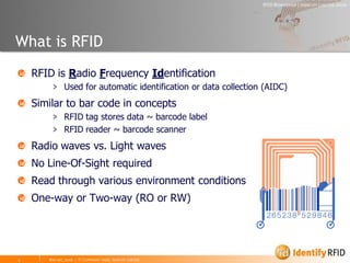 Identify RFID Logistics | PPT