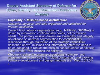 Cloud Computing In DoD, IDGA Presentation | PDF