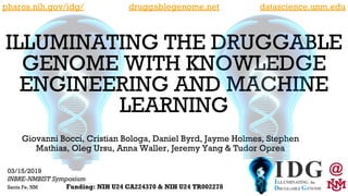 Illuminating the Druggable Genome with Knowledge Engineering and ...