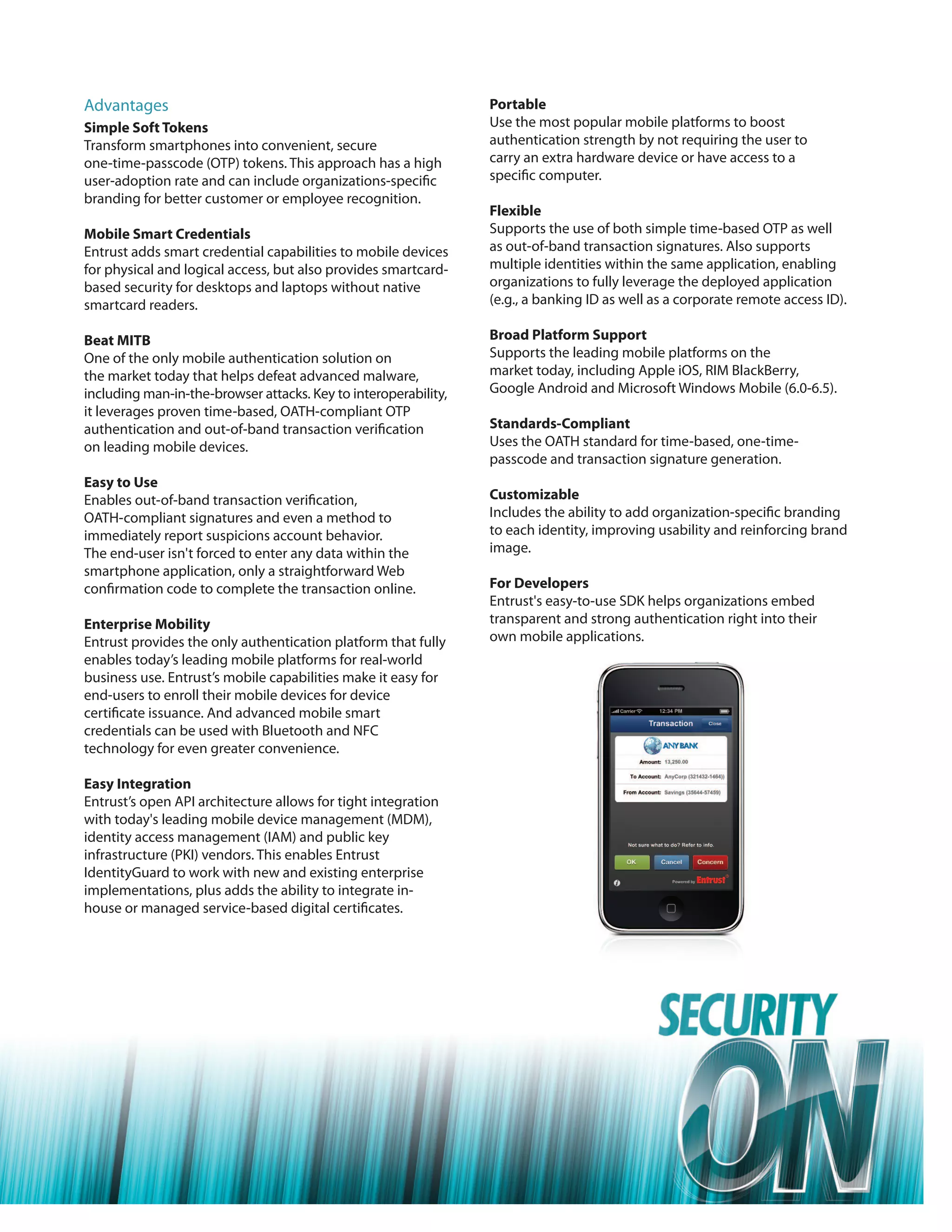 Entrust IdentityGuard Mobile | PDF