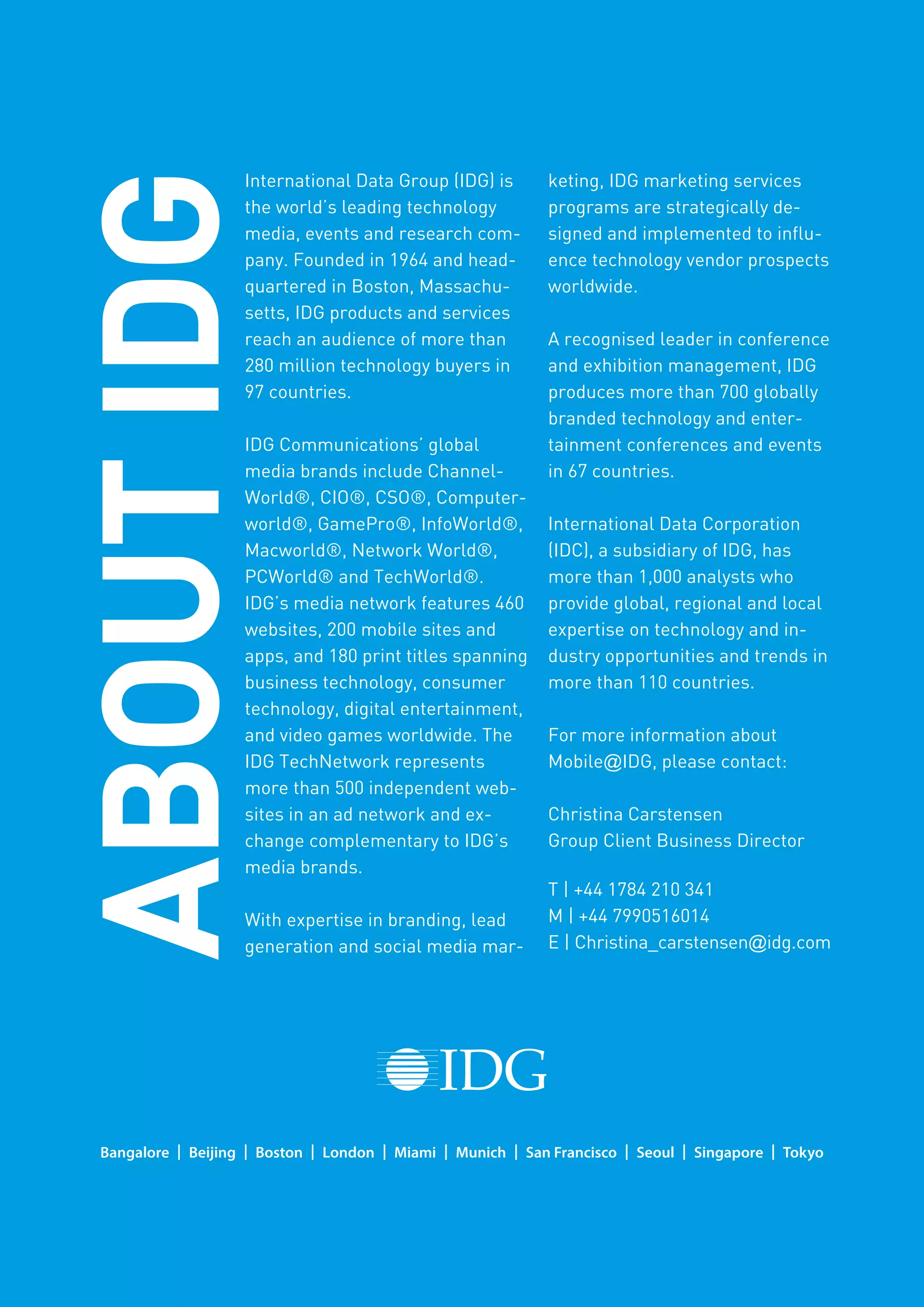 Mobile@IDG Case Studies | PDF