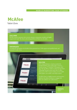 Mobile@IDG Case Studies | PDF