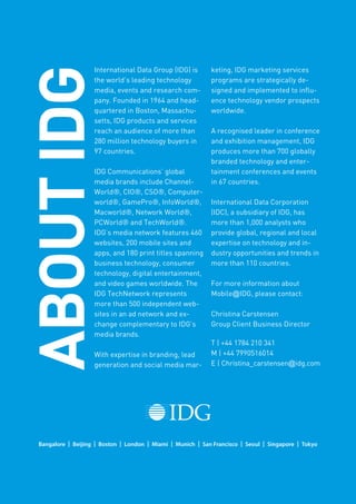 Mobile@IDG Case Studies | PDF