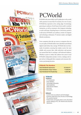 IDG Worldwide Overview | PDF