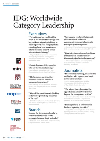 IDG Worldwide Overview | PDF