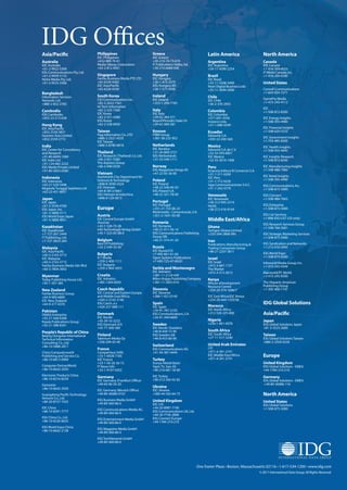 IDG Worldwide Overview | PDF