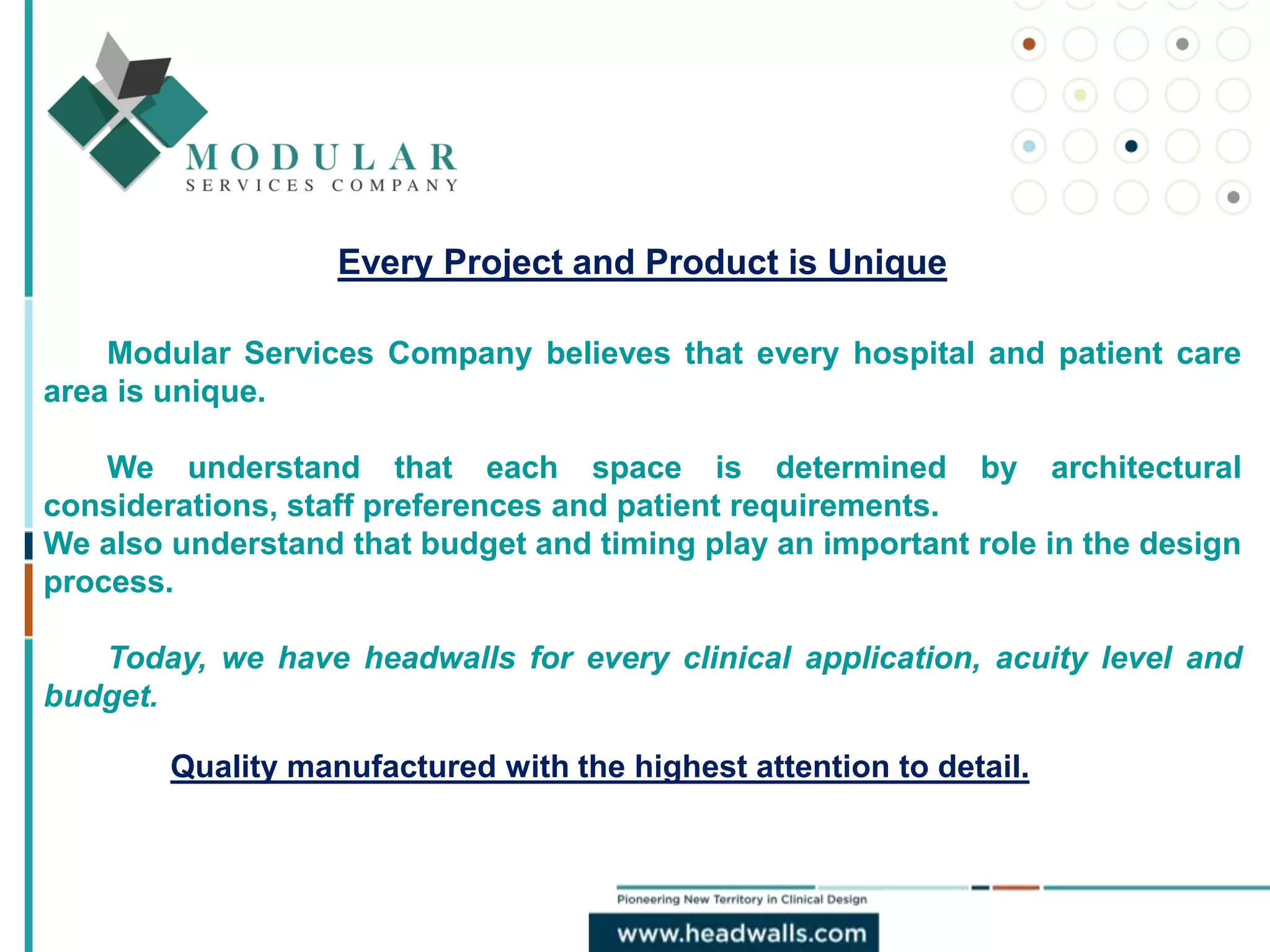 IDH - Infectious Diaease Hospital project, KUWAIT - Proposed Headwalls ...