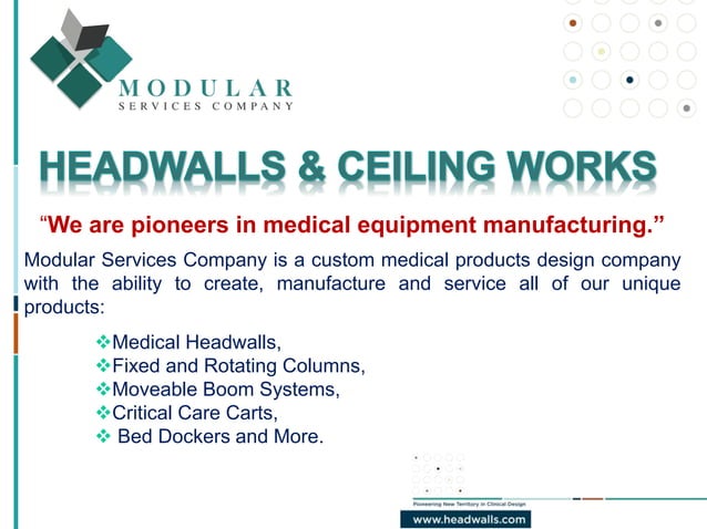 IDH - Infectious Diaease Hospital project, KUWAIT - Proposed Headwalls ...