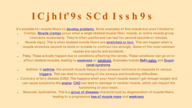 Idhal muscle fiber .pptx123456789900123488 | PPTX | Heart and ...