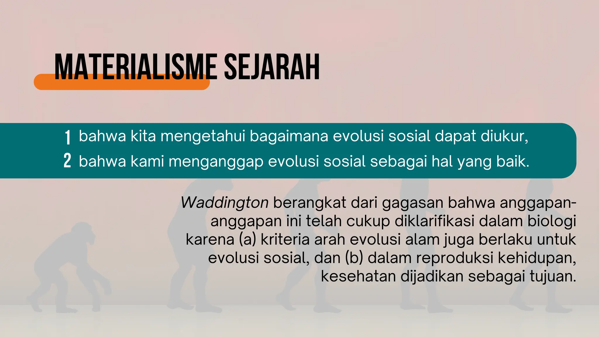 MENUJU REKONSTRUKSI MATERIALISME SEJARAH | PPT