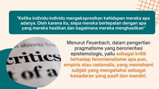 MENUJU REKONSTRUKSI MATERIALISME SEJARAH | PPT