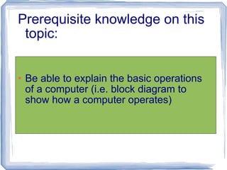 ET 5307 Id identify problems | PPT | Technology & Computing