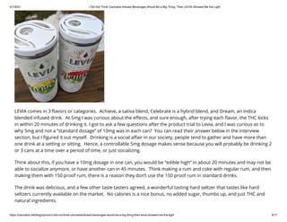 LEVIA THC-Infused Drinks are a Hit in Massachusetts | PDF