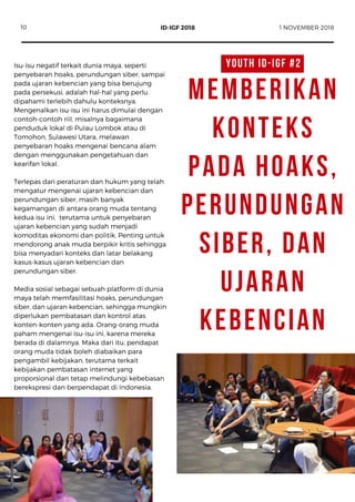 ID-IGF 2018 Dialog Nasional Ringkasan dan Laporan | PDF