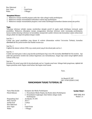 IDIK4010 Komputer dan Media Pembelajaran .docx