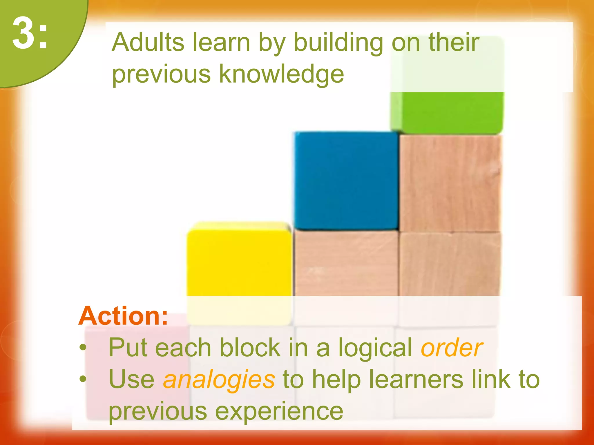 Andrew's Eight Adult Learning Concepts | PPT