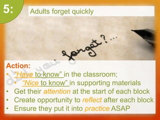 Andrew's Eight Adult Learning Concepts | PPT