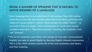 Idiom | PDF