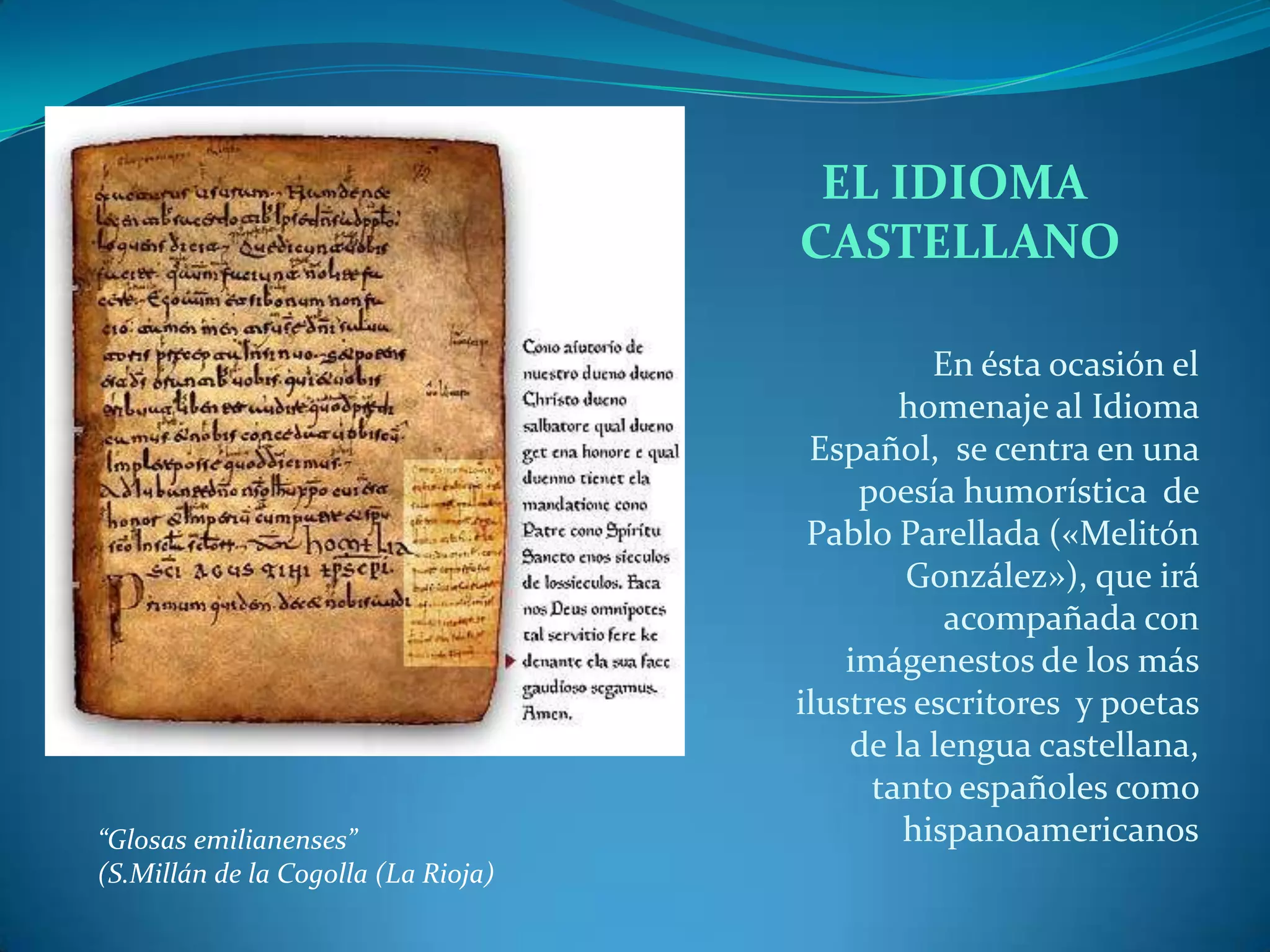 Idioma español figuras y humor | PPS | Poetry | Books and Literature