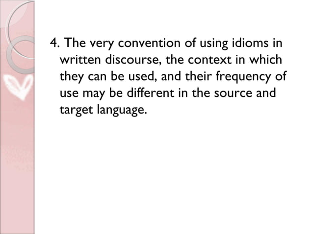 Idiom and fixed expression | PPT