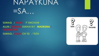 IDIOMA QUECHUA - 'Runa simi' - LENGUA NATIVA | PPTX