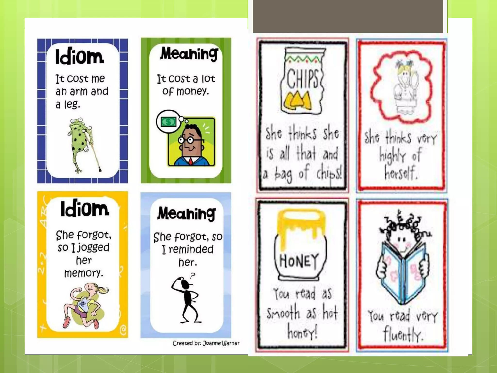 Idiomatic expressions | PPTX