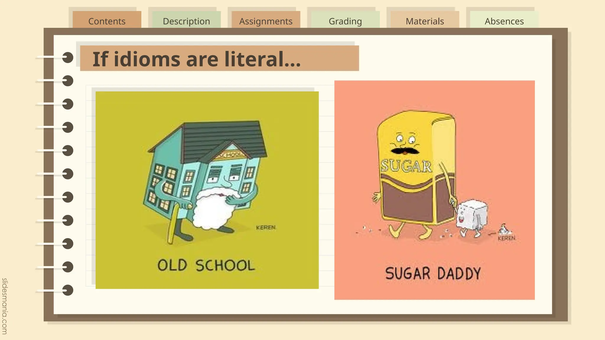 idiomatic expressions G9.pptx with examples and activities | PPTX