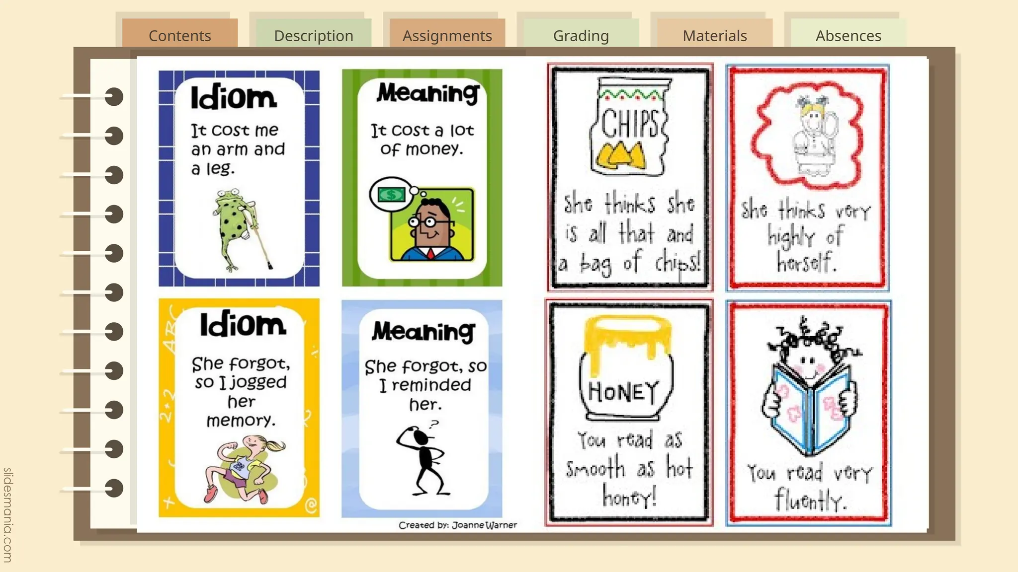 lessons and activity about idiomatic expressions | PPT