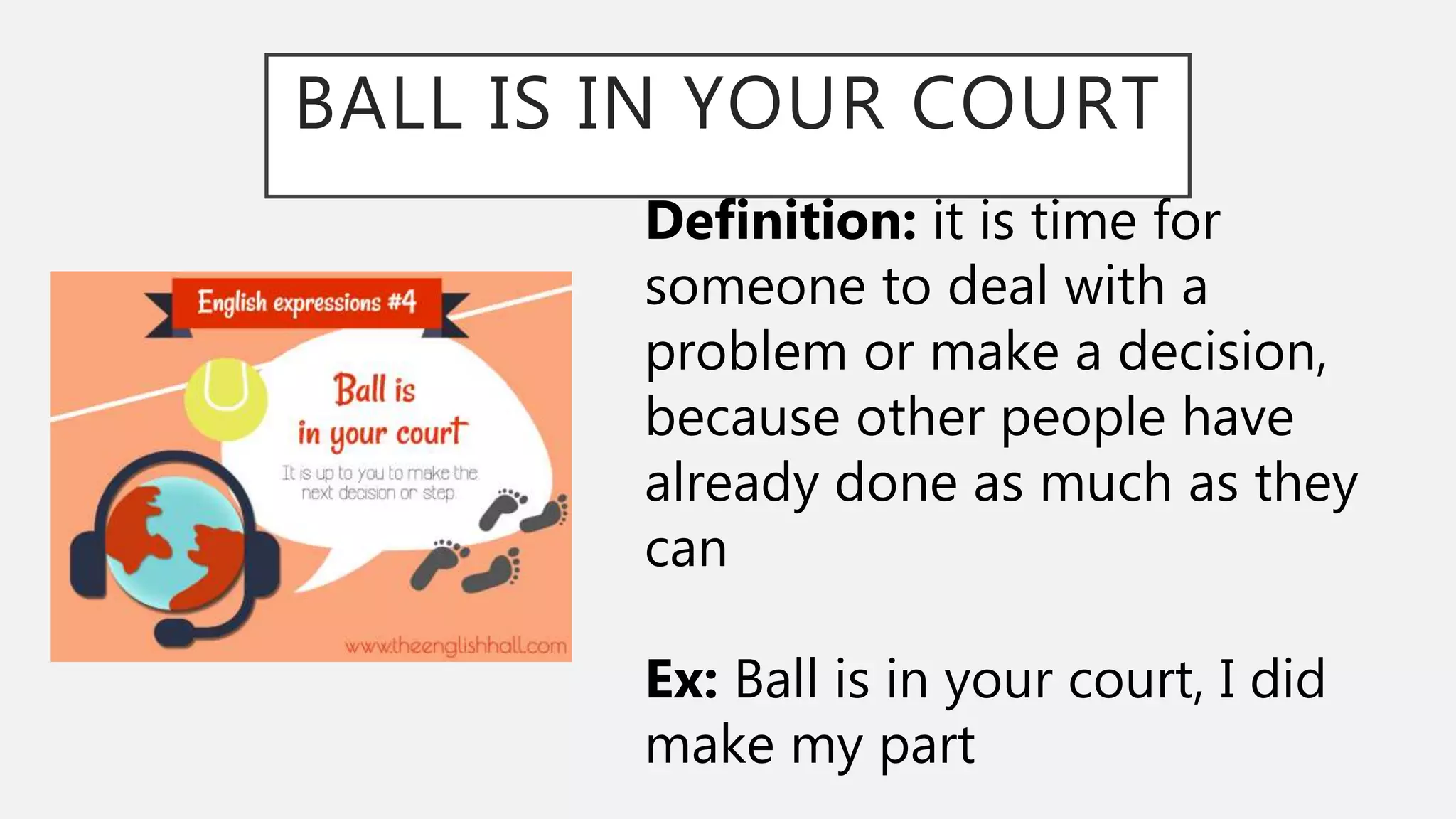 Idiomatic expressions sol esquivel | PPT