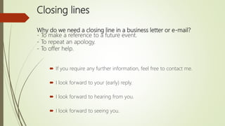 Idiom Business Letter English-Dutch- M. van Eijk/MA | PPT