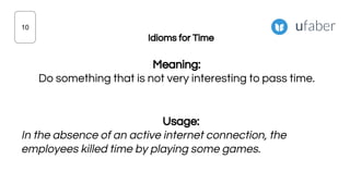 Idiom flashcard (7)time | PDF
