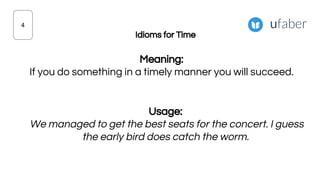 Idiom flashcard (7)time | PDF