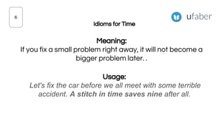 Idiom flashcard (7)time | PDF