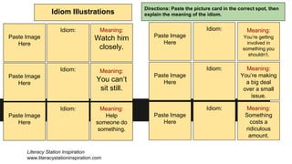 Idiom Illustration | PPTX