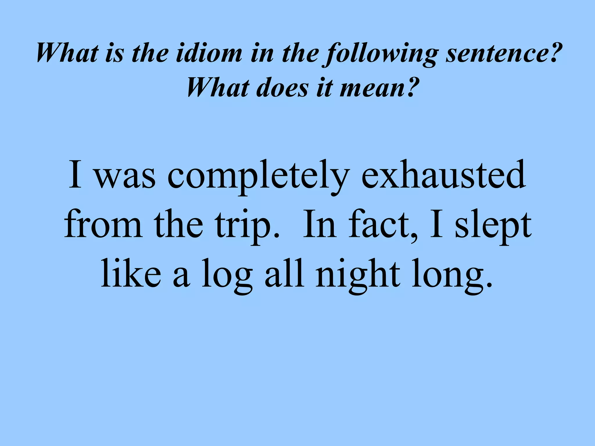 Idioms for Fourth Graders | PPT