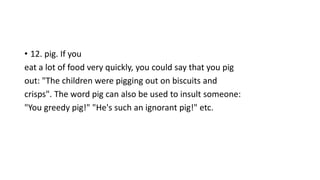 Idioms and other expressions using animals | PPT