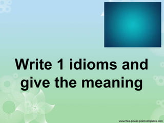 idioms.ppt