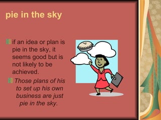Idioms About Pie | PPT