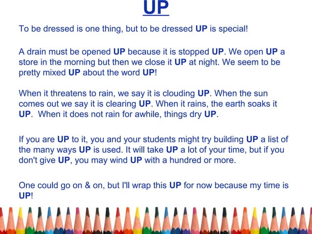 Fun with Idioms, Collocations & Phrasal Verbs | PPT