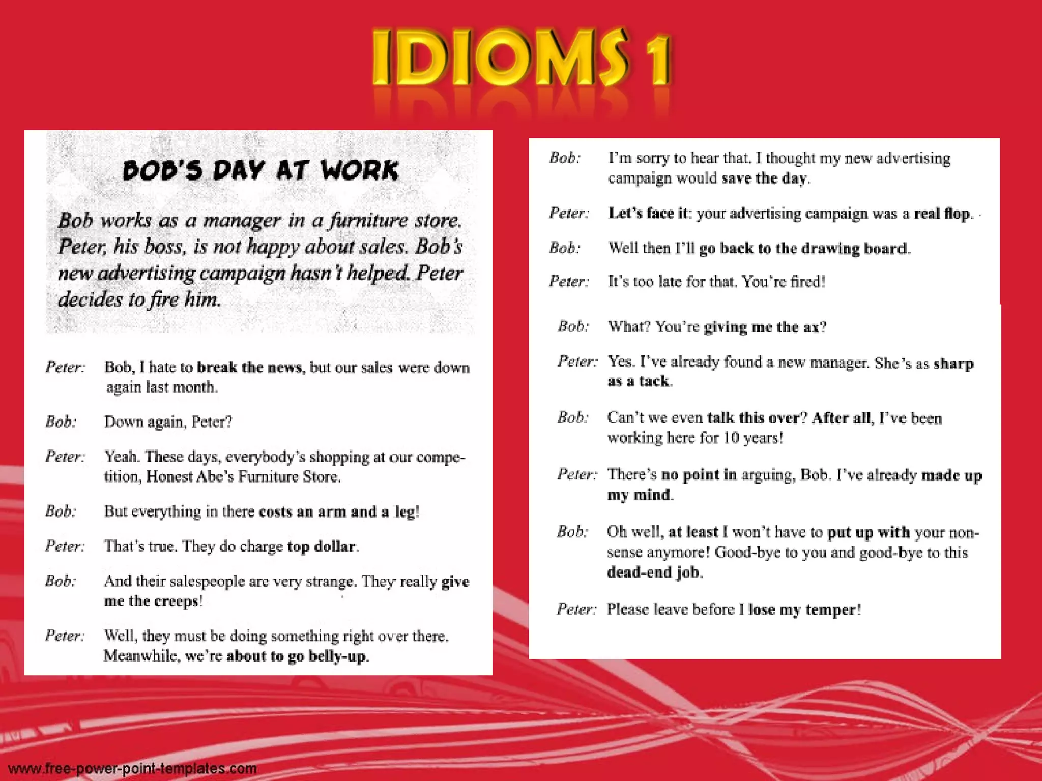 GRAMMAR: Idioms 1 | PPT