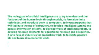 presentation about AI and its impact on our life | PPTX