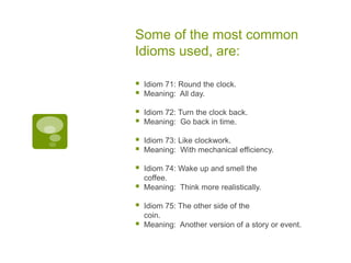 Idioms 61 80 | PPTX