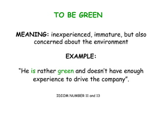 Idioms and expressions | PPT