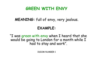 Idioms and expressions | PPT