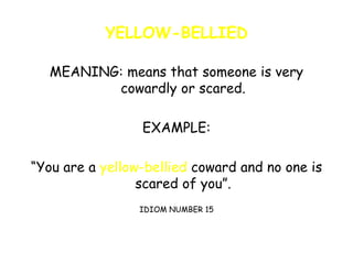 Idioms and expressions | PPT