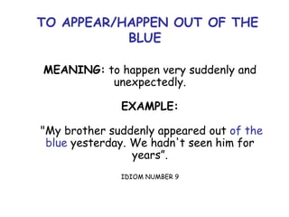 Idioms and expressions | PPT