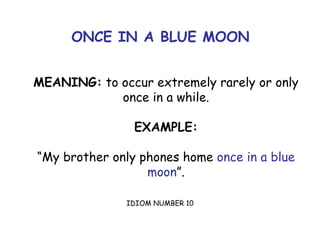 Idioms and expressions | PPT