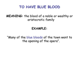 Idioms and expressions | PPT