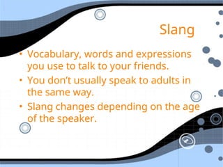 Idioms and figures of speech in american slang.ppt